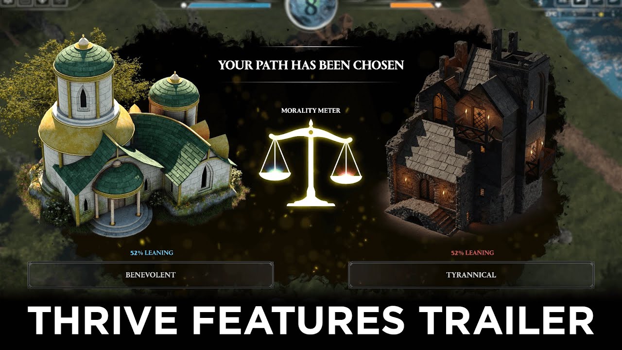 Thrive, Heavy lies the crown. Build your city strategy game